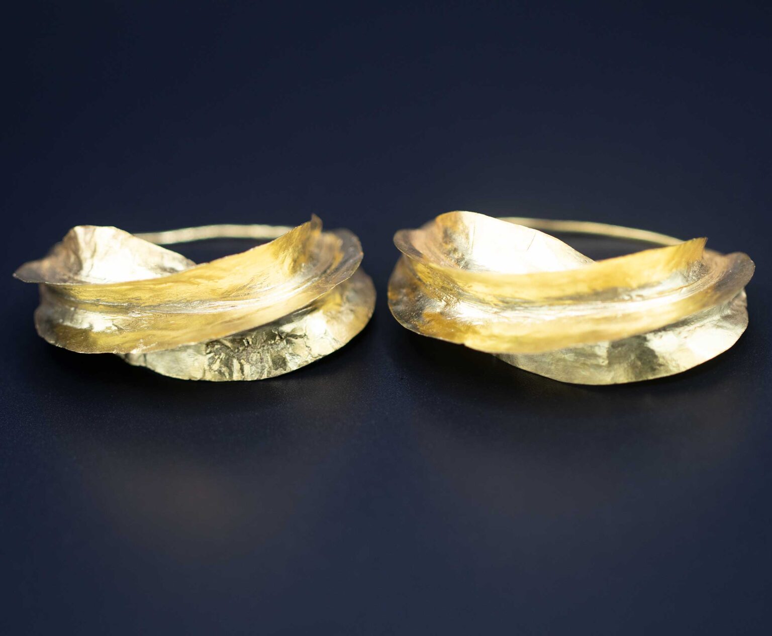 Gold dipped Fulani earrings - Fulaba | Exclusive Jewelry from African ...